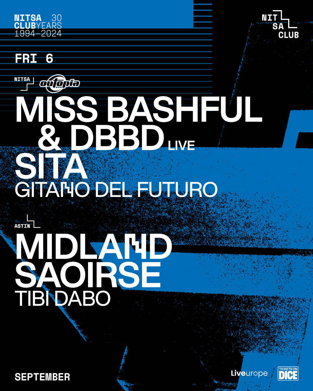 Nitsa: OUTOPIA | SITA + Miss Bashful & DBBD live! + Gitano Del Futuro ...