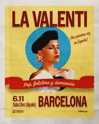 Concert of La Valenti at La CINC of Apolo - 6th November 2025 | Sala Apolo